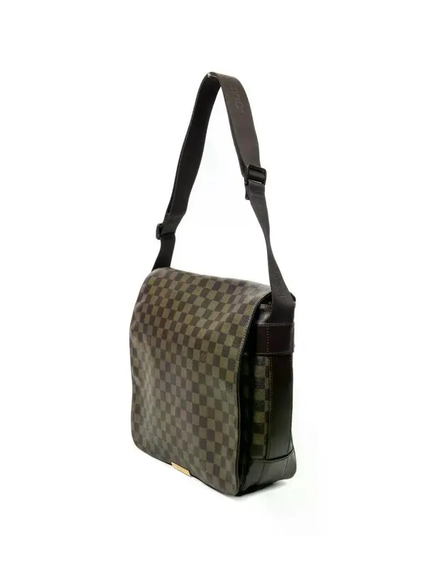 LOUIS VUITTON 2007 Bastille Chequered-pattern Flap Bag
