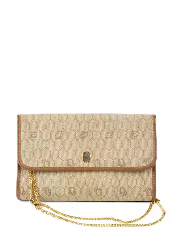 Dior 1980s Monogram Shoulder Bag - Neutrals