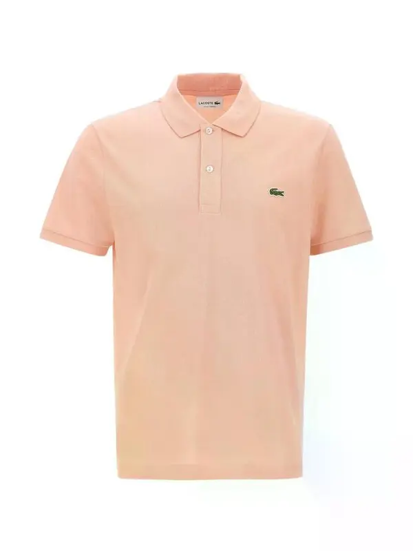 Lacoste Ribbed Logo Patch Polo Shirt