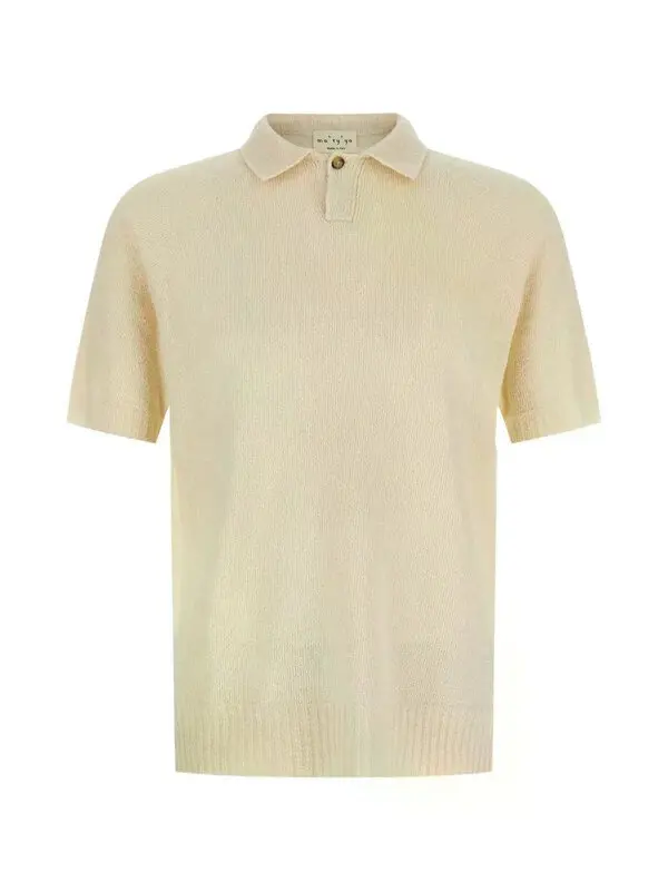 MA'RY'YA Button-fastening Polo Shirt - Neutrals