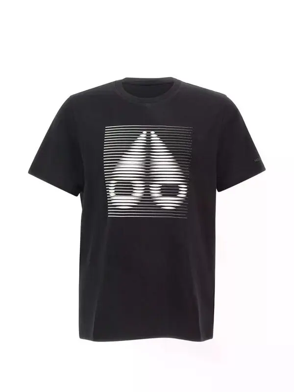 Moose Knuckles Logo Print Short-sleeve T-shirt
