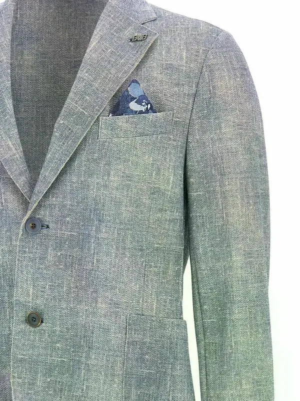 BOB Honeycomb Texture Patch Pocket Blazer