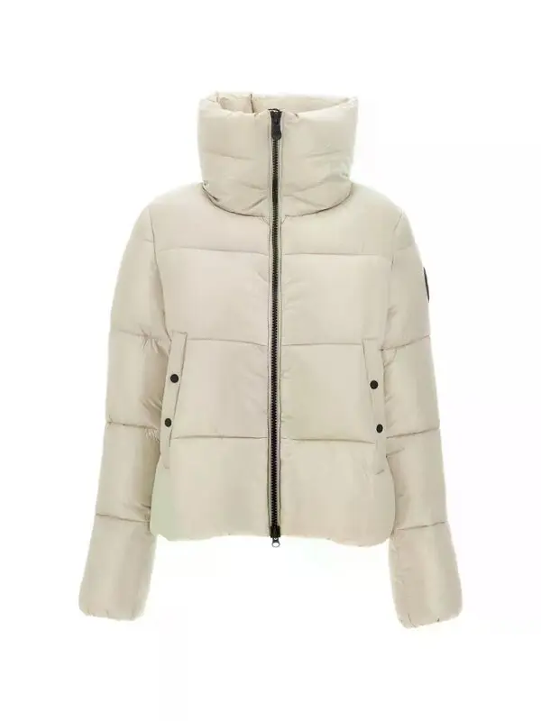 SAVE THE DUCK Isla High-neck Puffer Jacket - Neutrals
