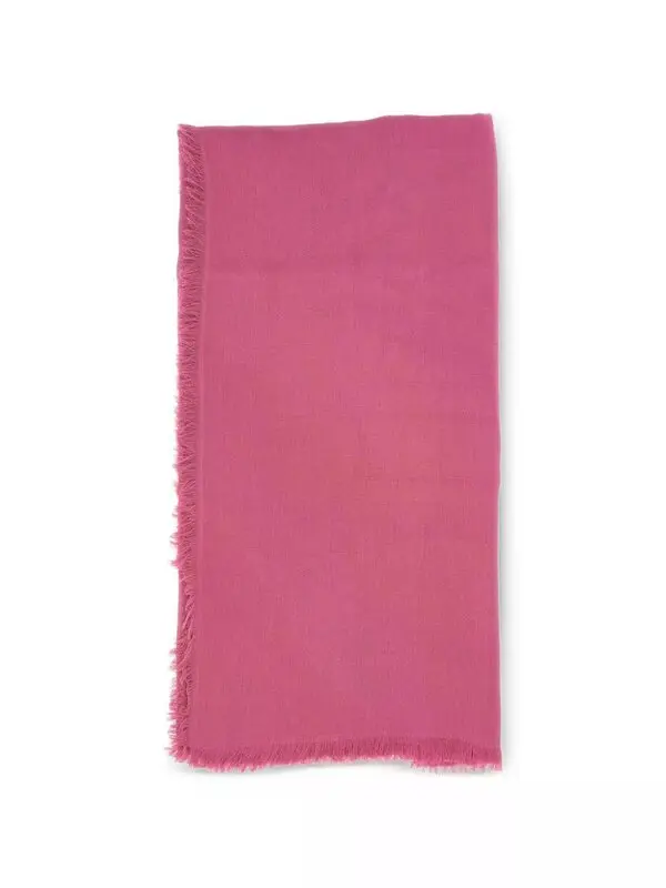 Max Mara Jacquard Fringed-trim Scarf - Pink
