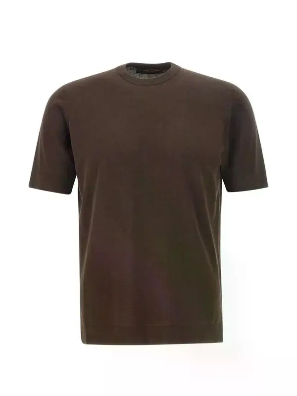 FILIPPO DE LAURENTIIS Ribbed Short-sleeve T-shirt