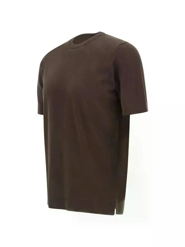 FILIPPO DE LAURENTIIS Ribbed Short-sleeve T-shirt