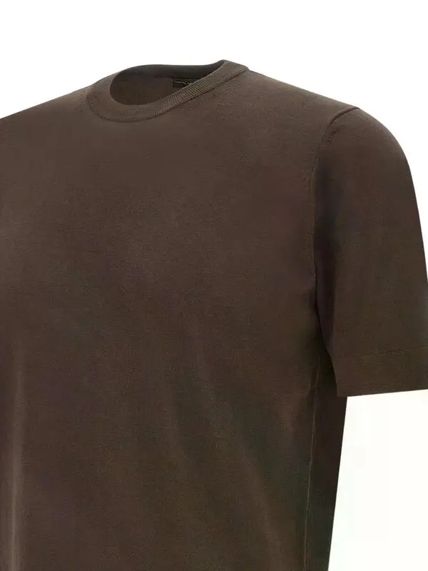 FILIPPO DE LAURENTIIS Ribbed Short-sleeve T-shirt