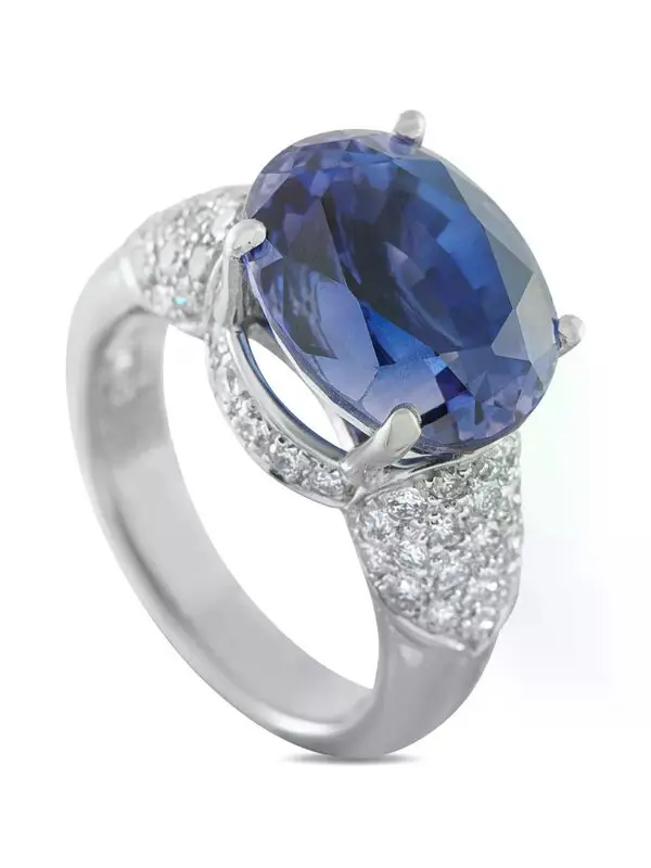LB EXCLUSIVE Tanzanite And Diamond Ring - Silver