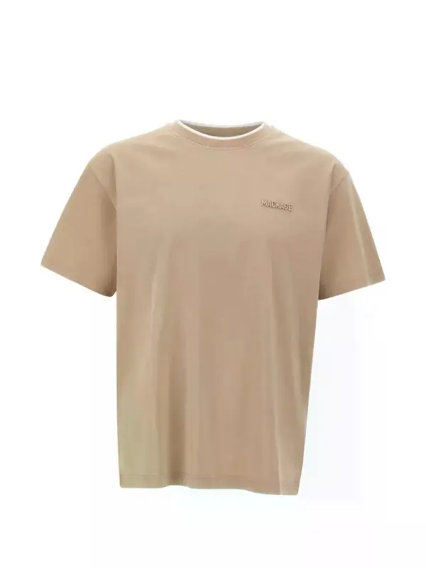 Mackage Logo-appliqué T-shirt - Neutrals
