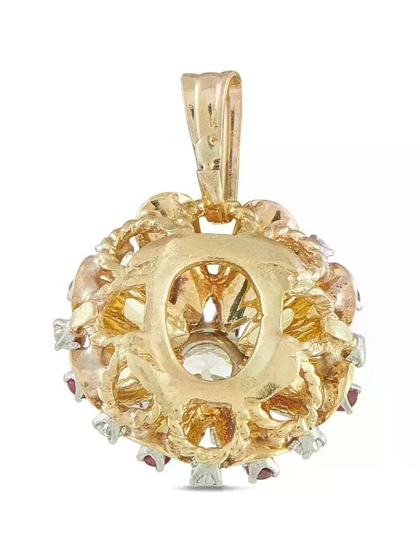 LB EXCLUSIVE Diamond Ruby Embellished Pendant