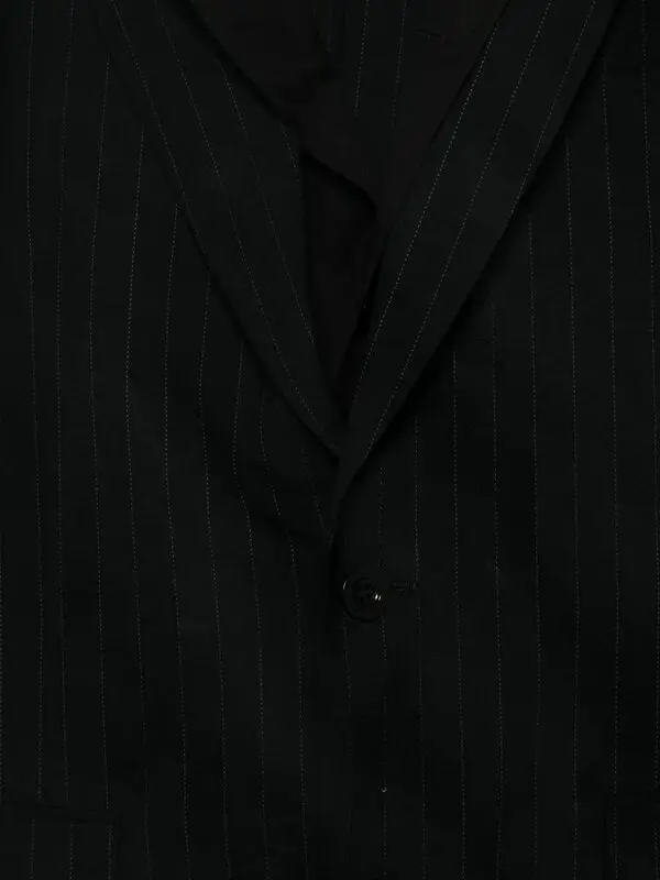 Sacai Pinstriped Button Jacket