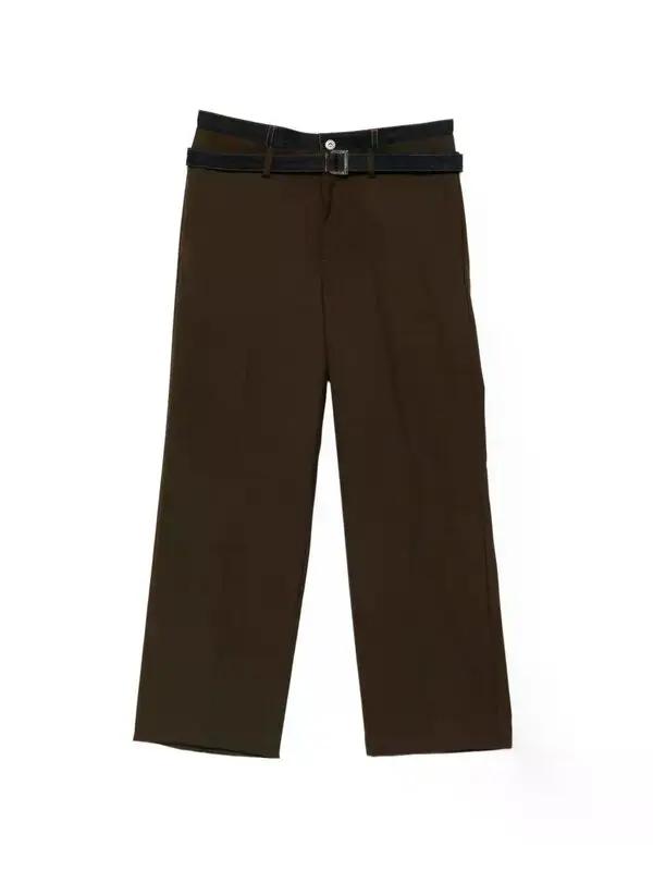 Sacai Belted Trousers