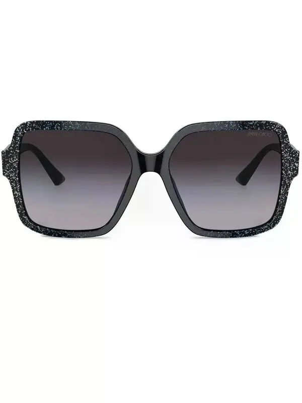 JIMMY CHOO Square-frame Sunglasses - Black