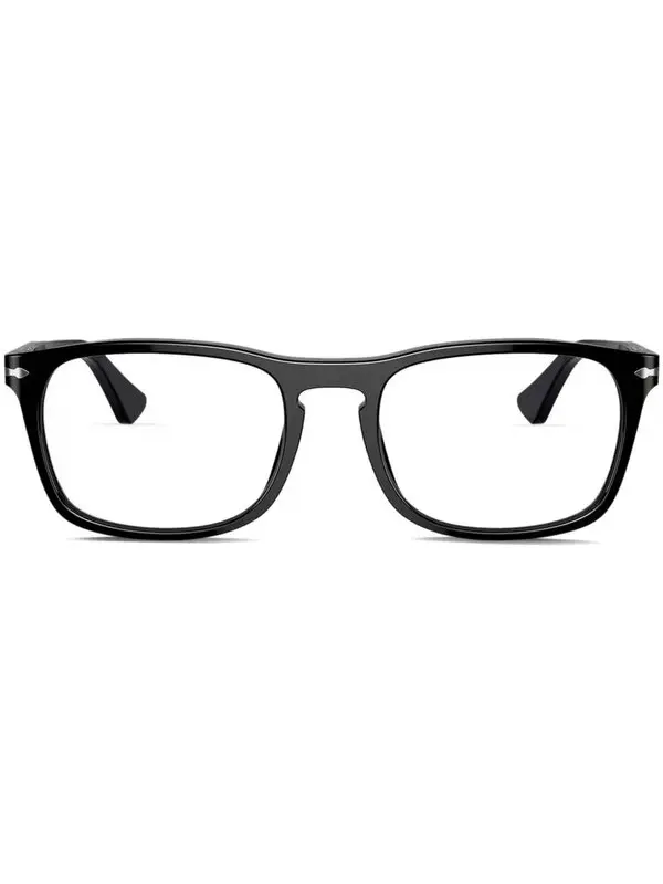 Persol Rectangle-frame Glasses - Black