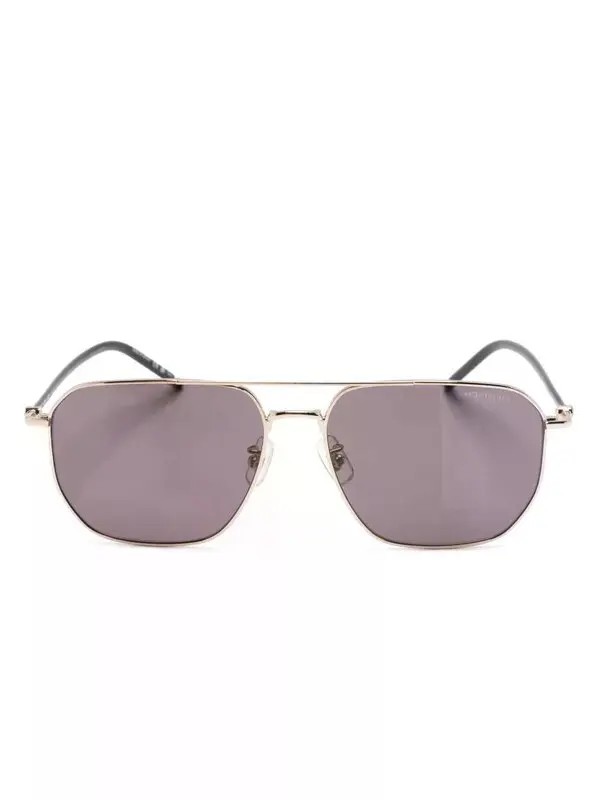 Montblanc Pilot-frame Sunglasses - Gold