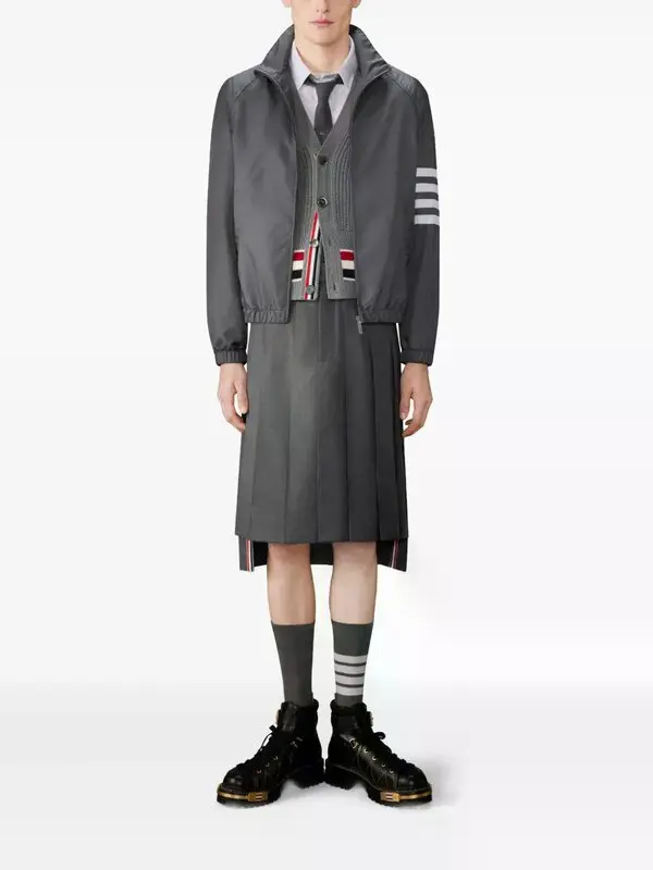 Thom Browne Ripstop Four-bar Stripe-detail Jacket