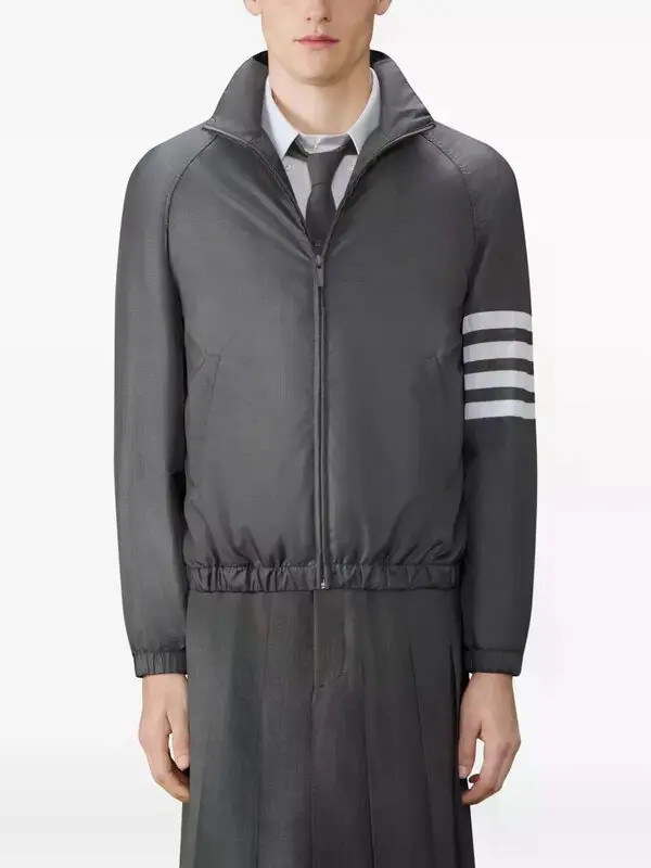Thom Browne Ripstop Four-bar Stripe-detail Jacket