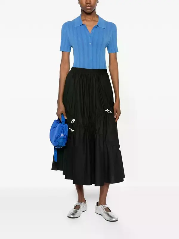 Moschino Gathered Tie Skirt