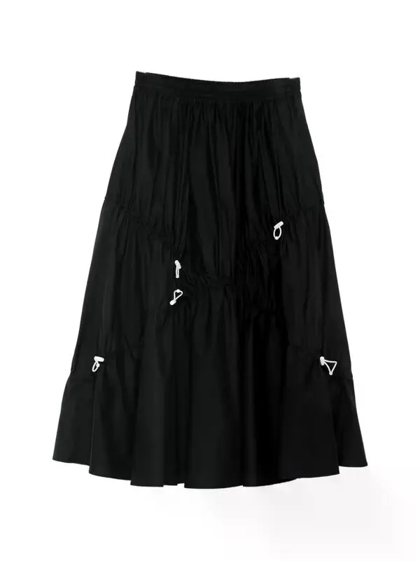 Moschino Gathered Tie Skirt - Black