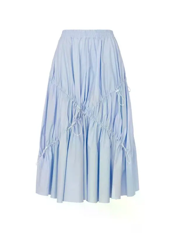 Moschino Gathered Tie Skirt - Black