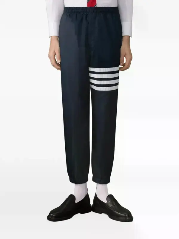 Thom Browne Elasticated-waistband Trousers - Blue