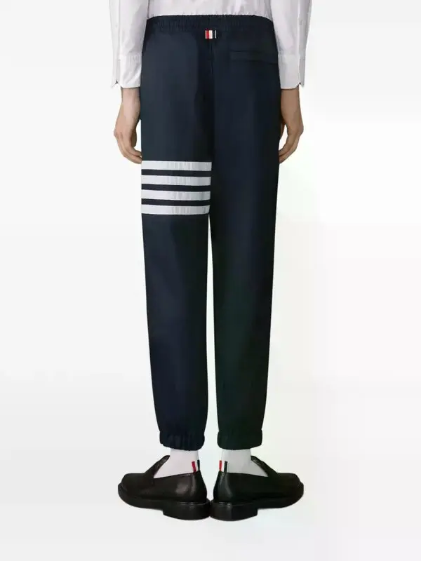 Thom Browne Elasticated-waistband Trousers - Blue