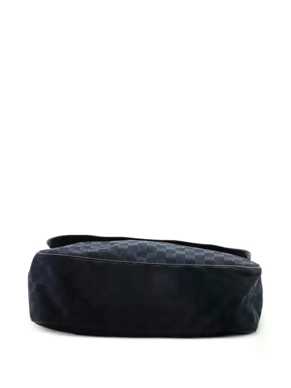 Gucci Web Strap Flap Messenger Gg Canvas Medium