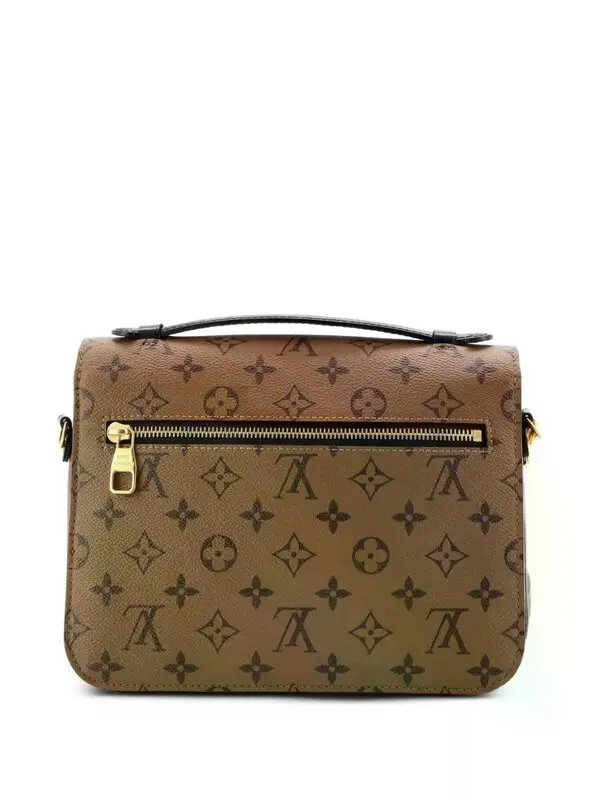 LOUIS VUITTON Pochette Metis Reverse Monogram Canvas Crossbody Bag - Brown
