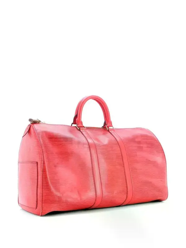LOUIS VUITTON Keepall 45 Travel Bag - Red
