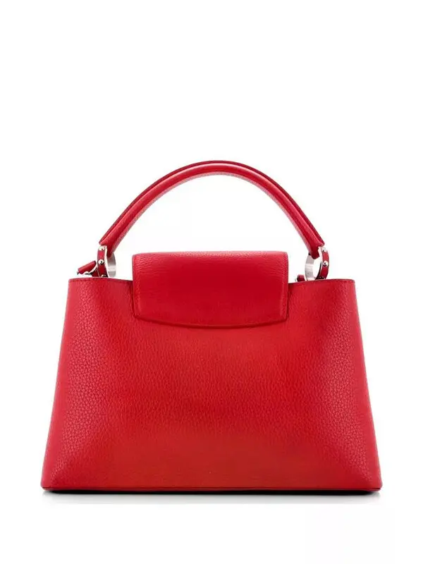 LOUIS VUITTON Capucines Mm Satchel - Red