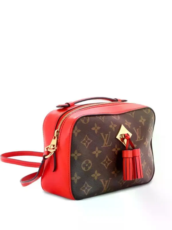 LOUIS VUITTON Monogram Canvas Leather Crossbody Bag - Brown