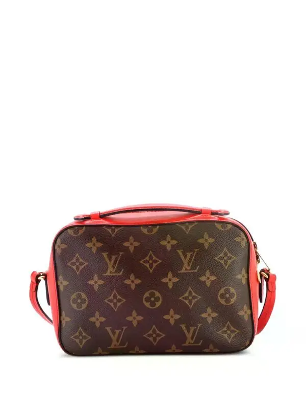 LOUIS VUITTON Monogram Canvas Leather Crossbody Bag - Brown