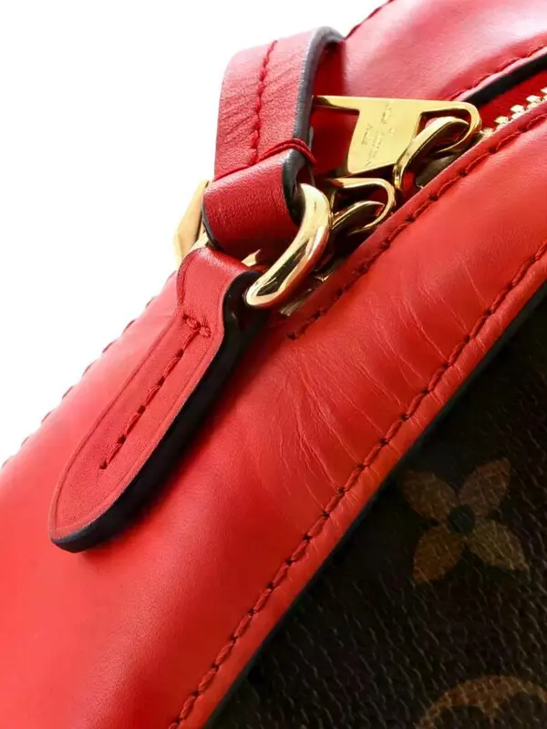 LOUIS VUITTON Monogram Canvas Leather Crossbody Bag - Brown