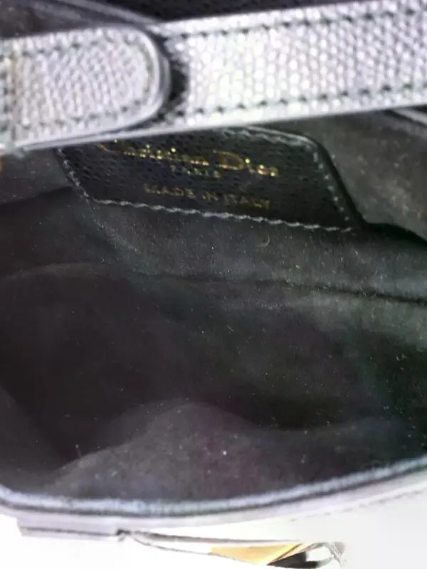 Dior Leather Saddle Shoulder Bag - Black