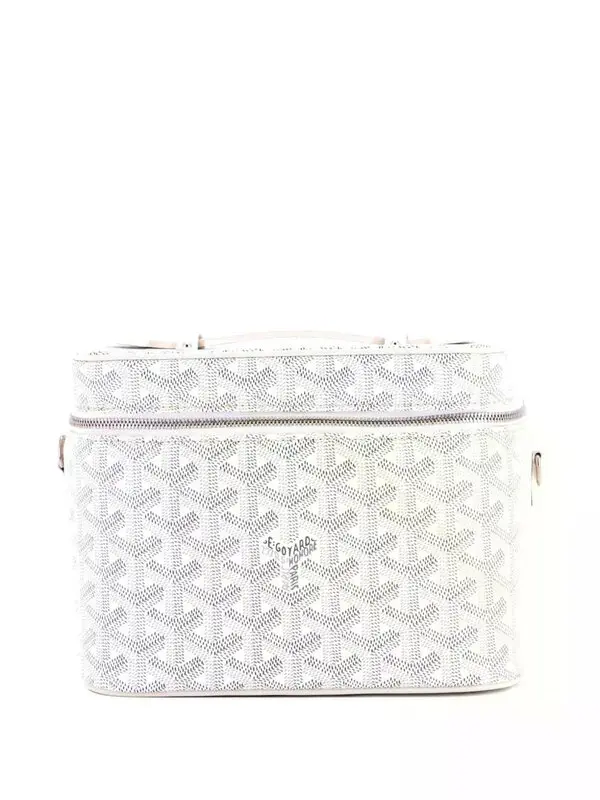 Goyard Muse Vanity Case Coated Canvas Pouch - White
