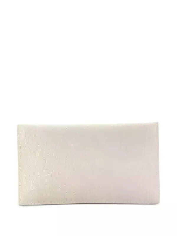 Saint Laurent Uptown Pouch Leather Clutch Bag