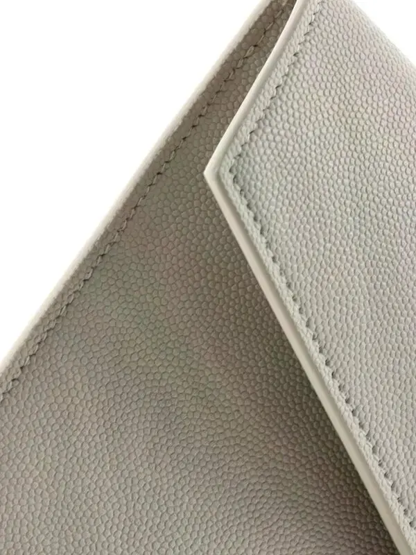 Saint Laurent Uptown Pouch Leather Clutch Bag