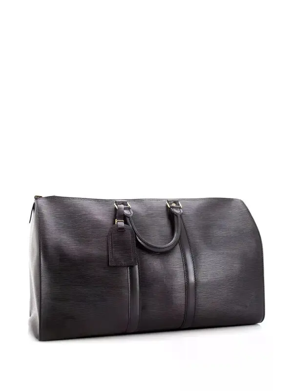 LOUIS VUITTON Keepall 45 Travel Bag Epi Leather - Black