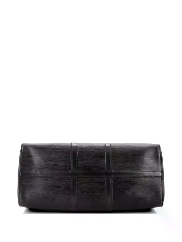 LOUIS VUITTON Keepall 45 Travel Bag Epi Leather - Black