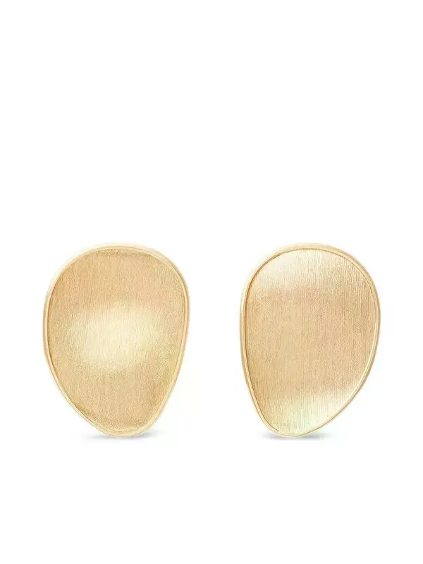 Marco Bicego 18k Yellow Petal Lunaria Earrings - Gold