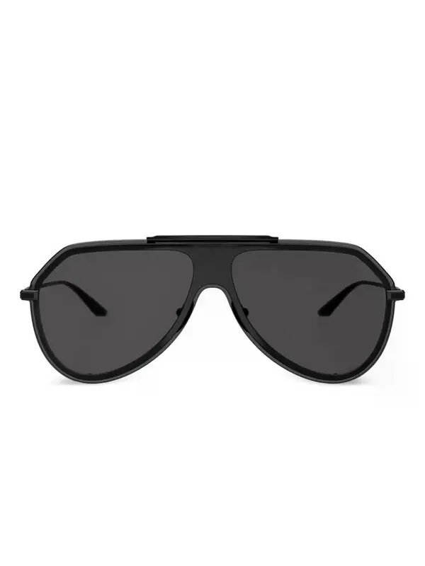 Dolce & Gabbana Round Frame Sunglasses - Black