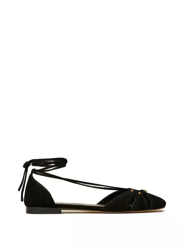TWINSET Leather Mules - Black