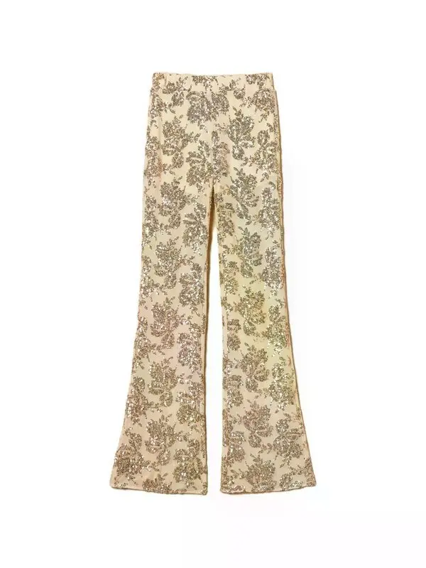 TWINSET Sequin-embellished Trousers