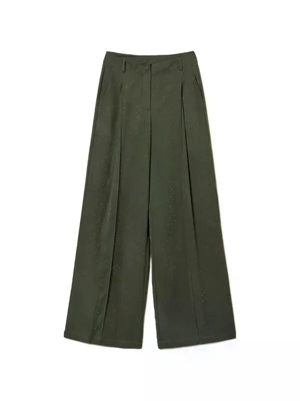 TWINSET Studded Twill Trousers