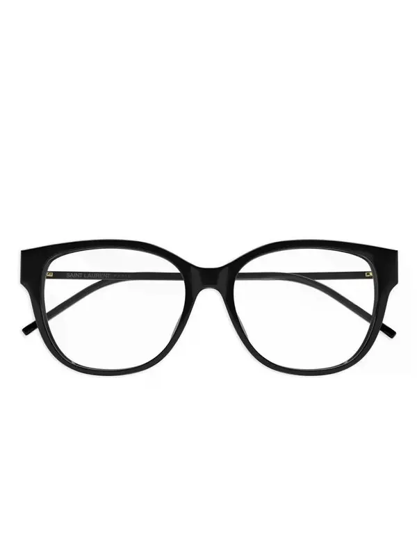 Saint Laurent Acetate Cat-eye Glasses - Black