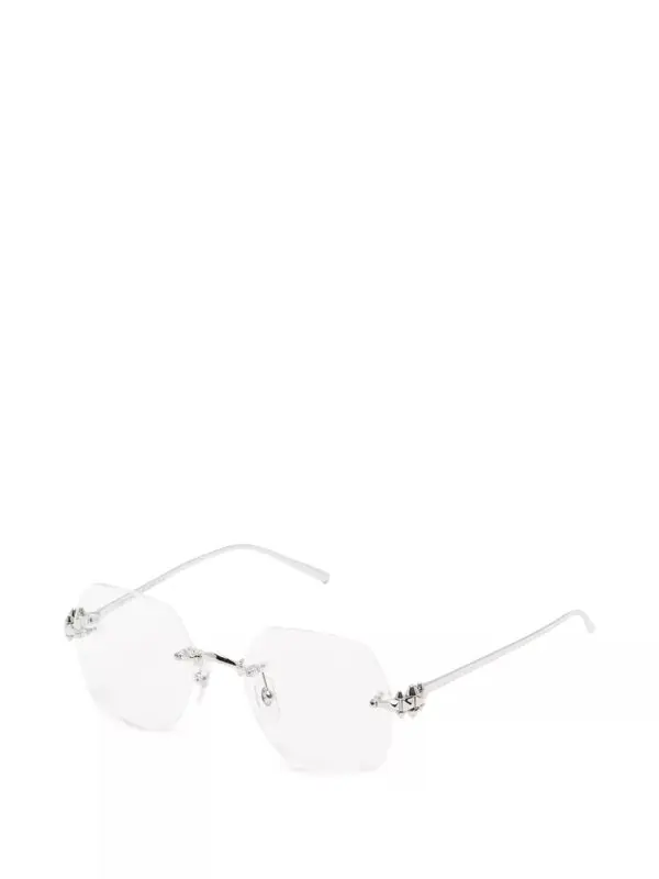 Cartier Rimless Geometric-frame Glasses