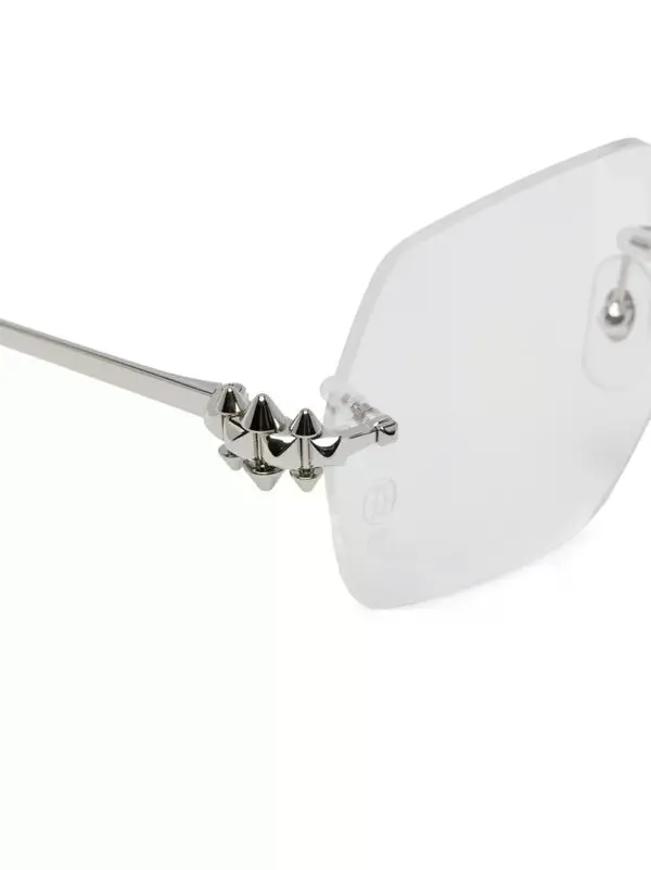 Cartier Rimless Geometric-frame Glasses