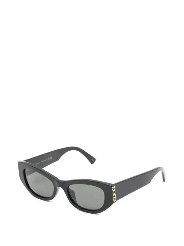 Gucci Logo-detail Geometric Sunglasses