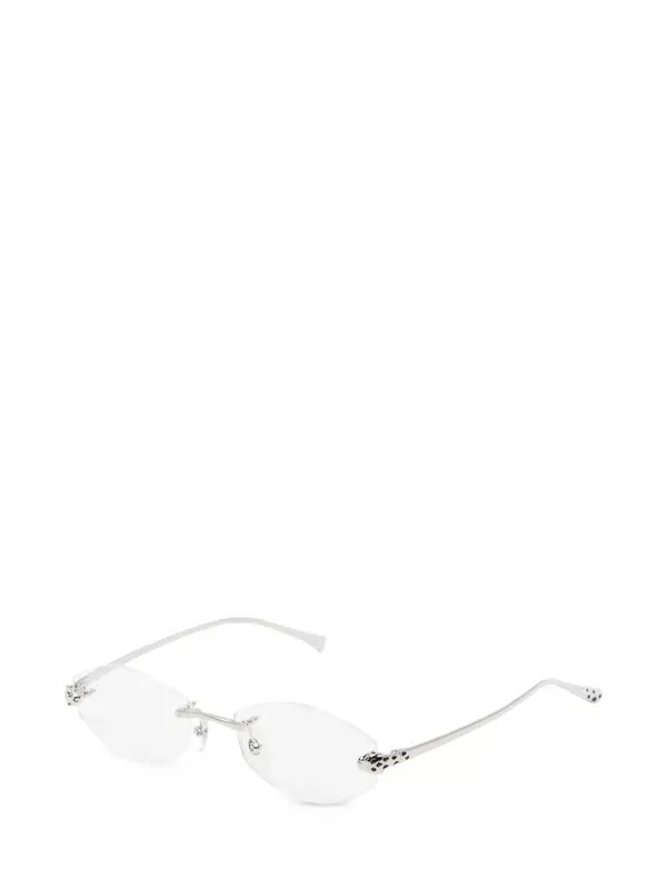 Cartier Geometric-frame Rimless Glasses