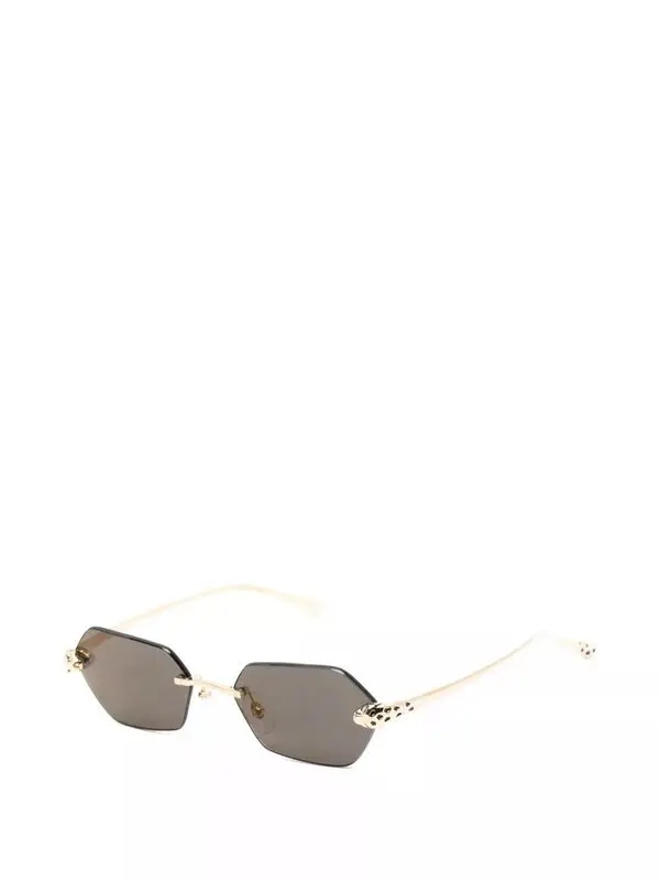 CARTIER Geometric-frame Sunglasses